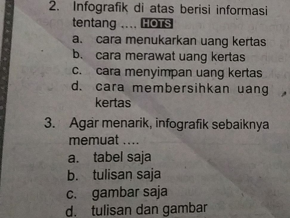 2. Infografik di atas berisi informasi | StudyX