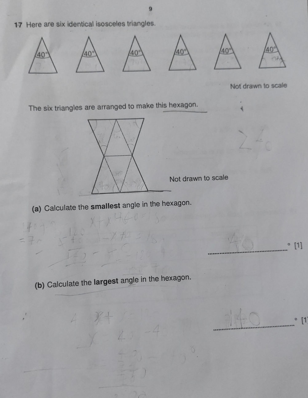 17 Here are six identical isosceles | StudyX