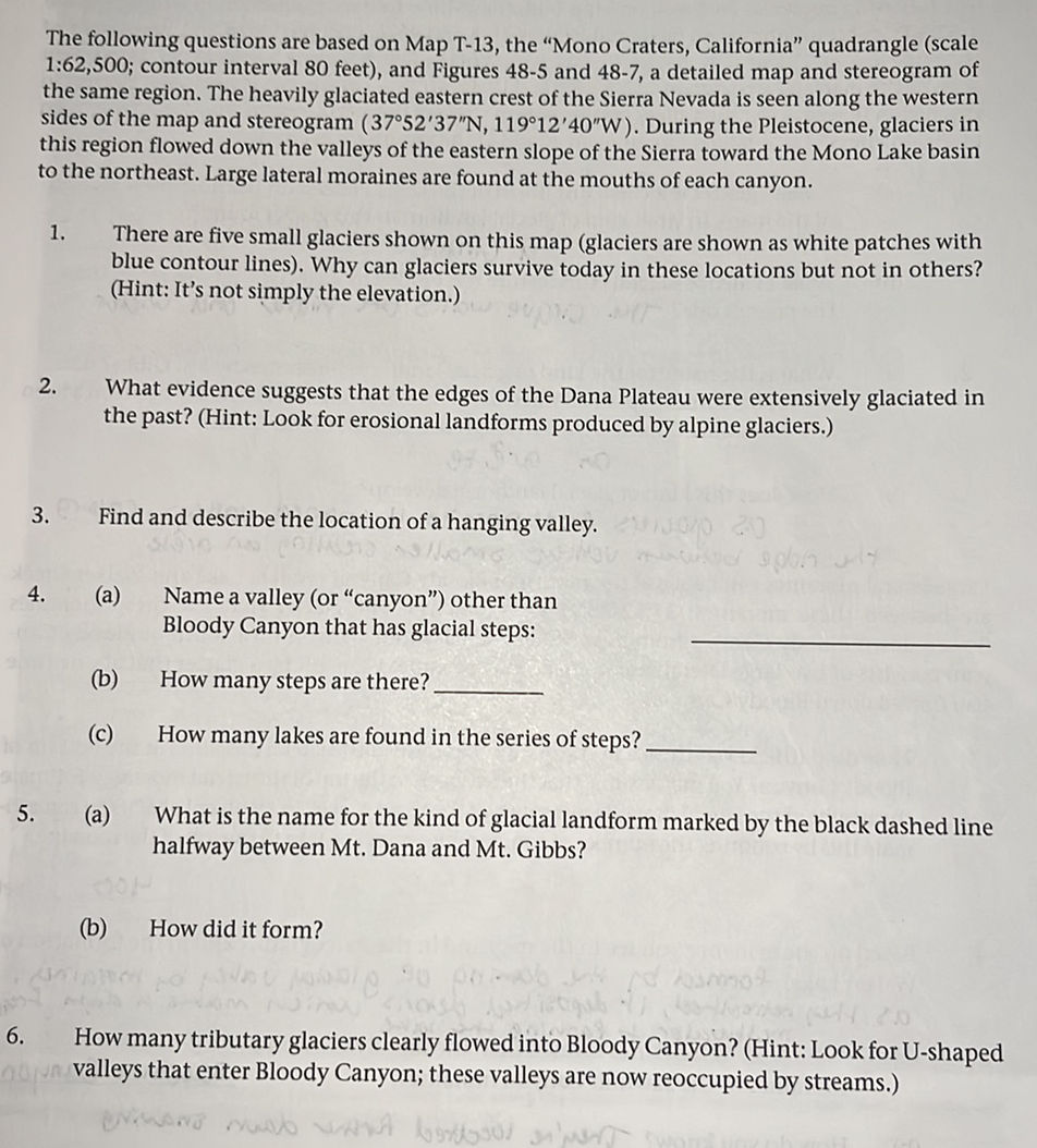 The following questions are based on Map | StudyX