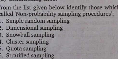 From the list given below identify those | StudyX