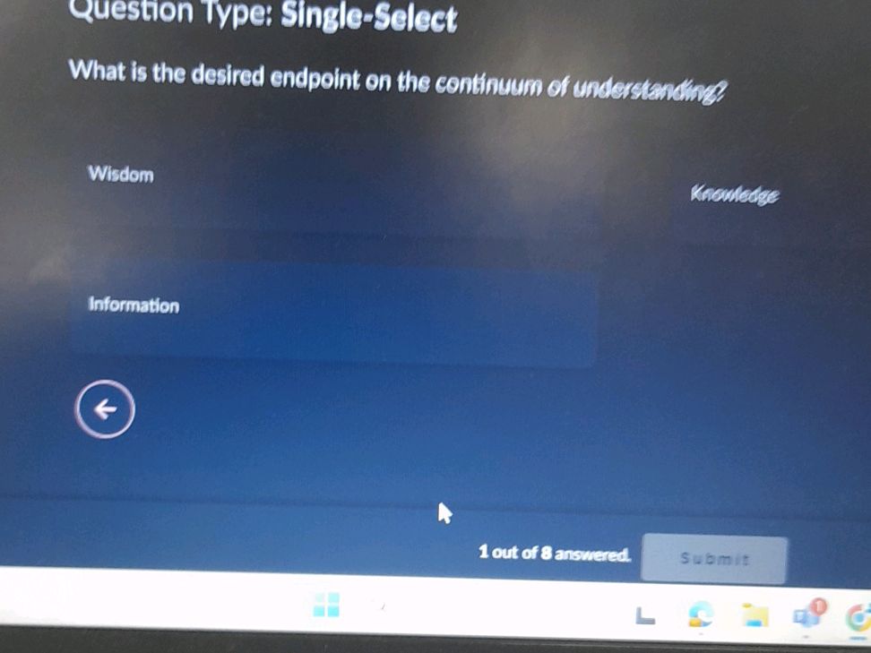 What is the desired endpoint on the | StudyX