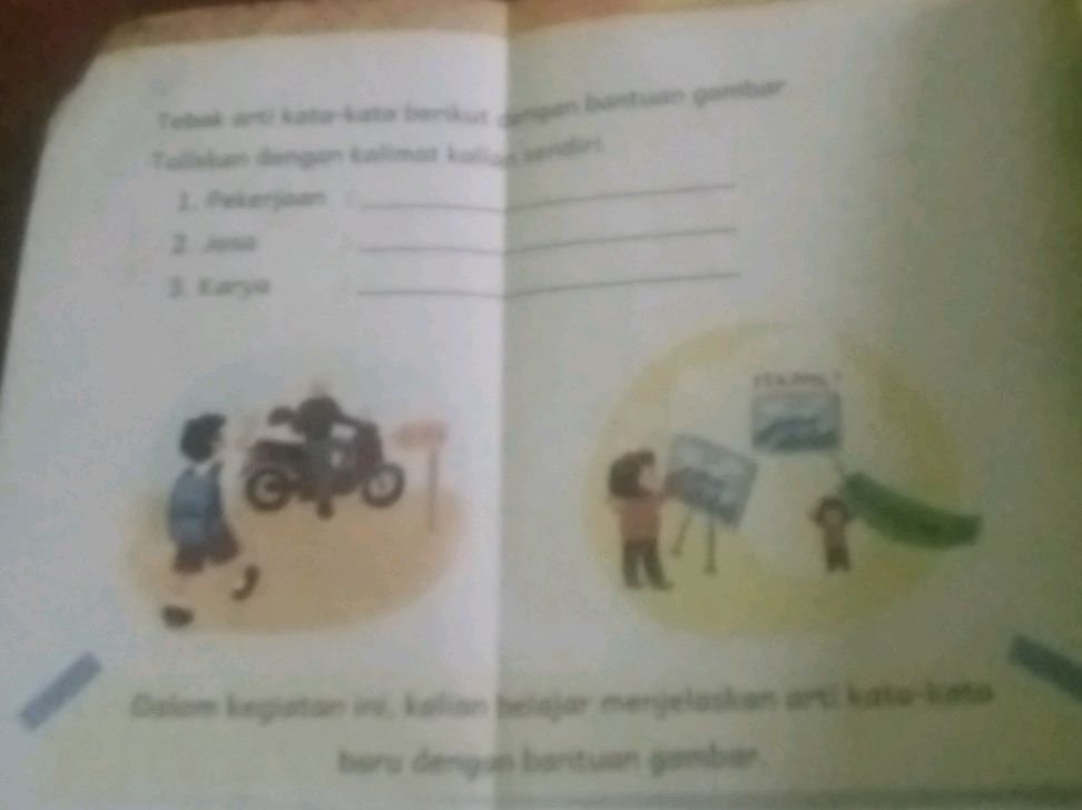 Tebak arti kata-kata berikut dengan bantuan | StudyX