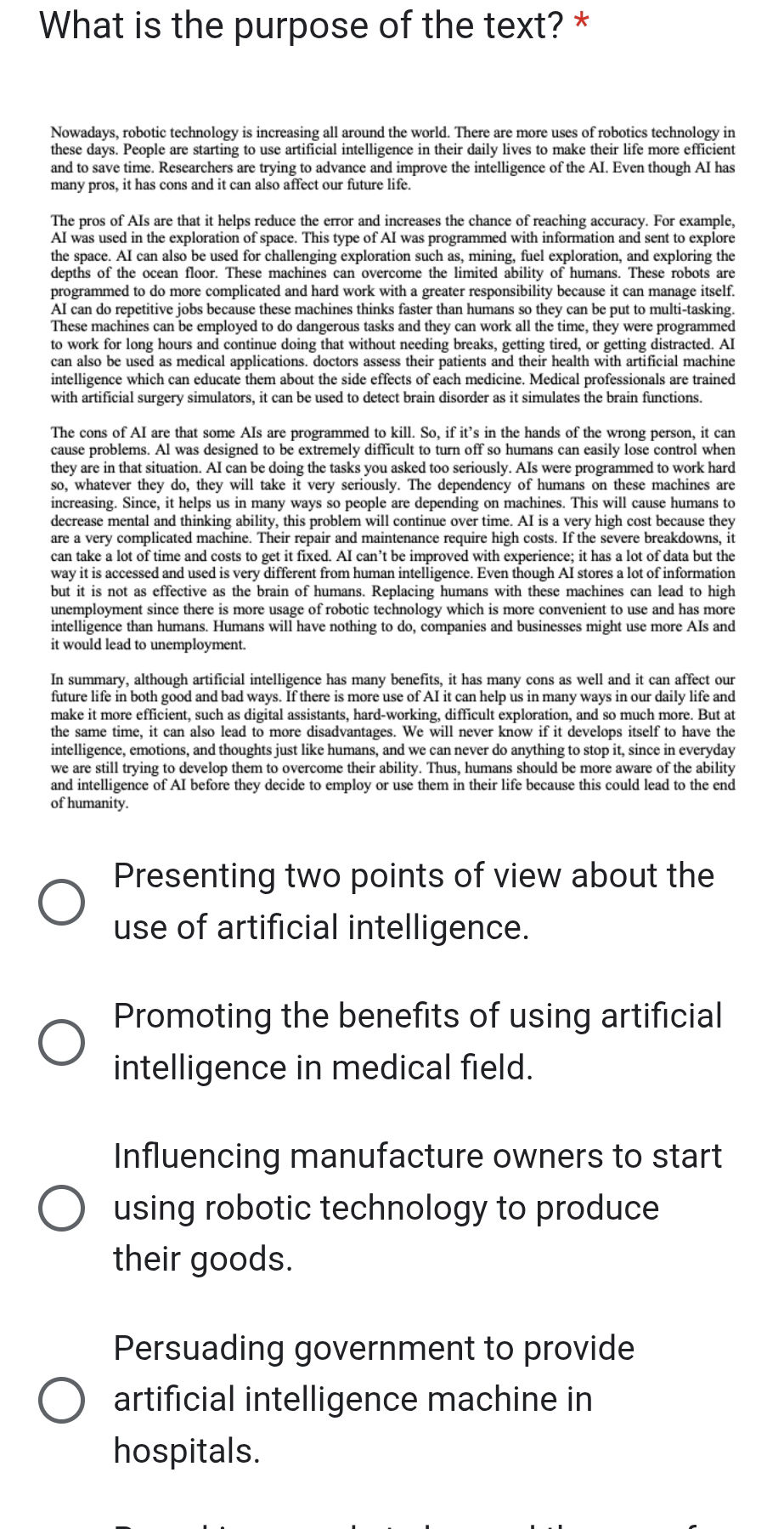 What is the purpose of the text? Presenting | StudyX