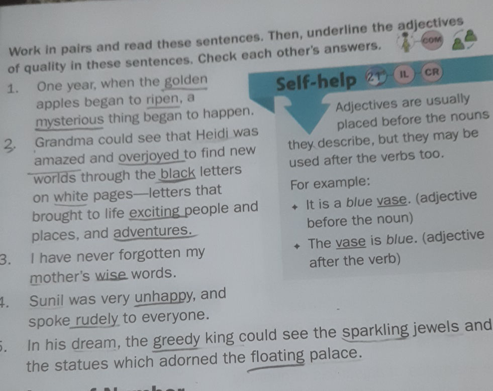 Work in pairs and read these sentences. | StudyX