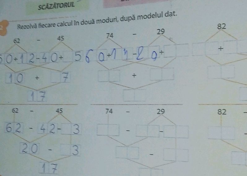 Rezolvă fiecare calcul în două moduri, după | StudyX