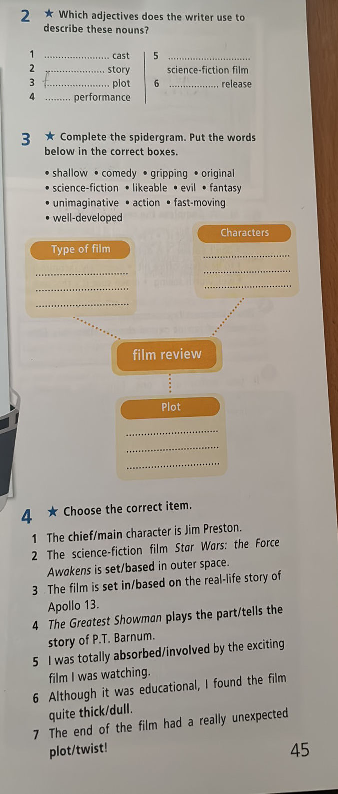 2 Which adjectives does the writer use to | StudyX