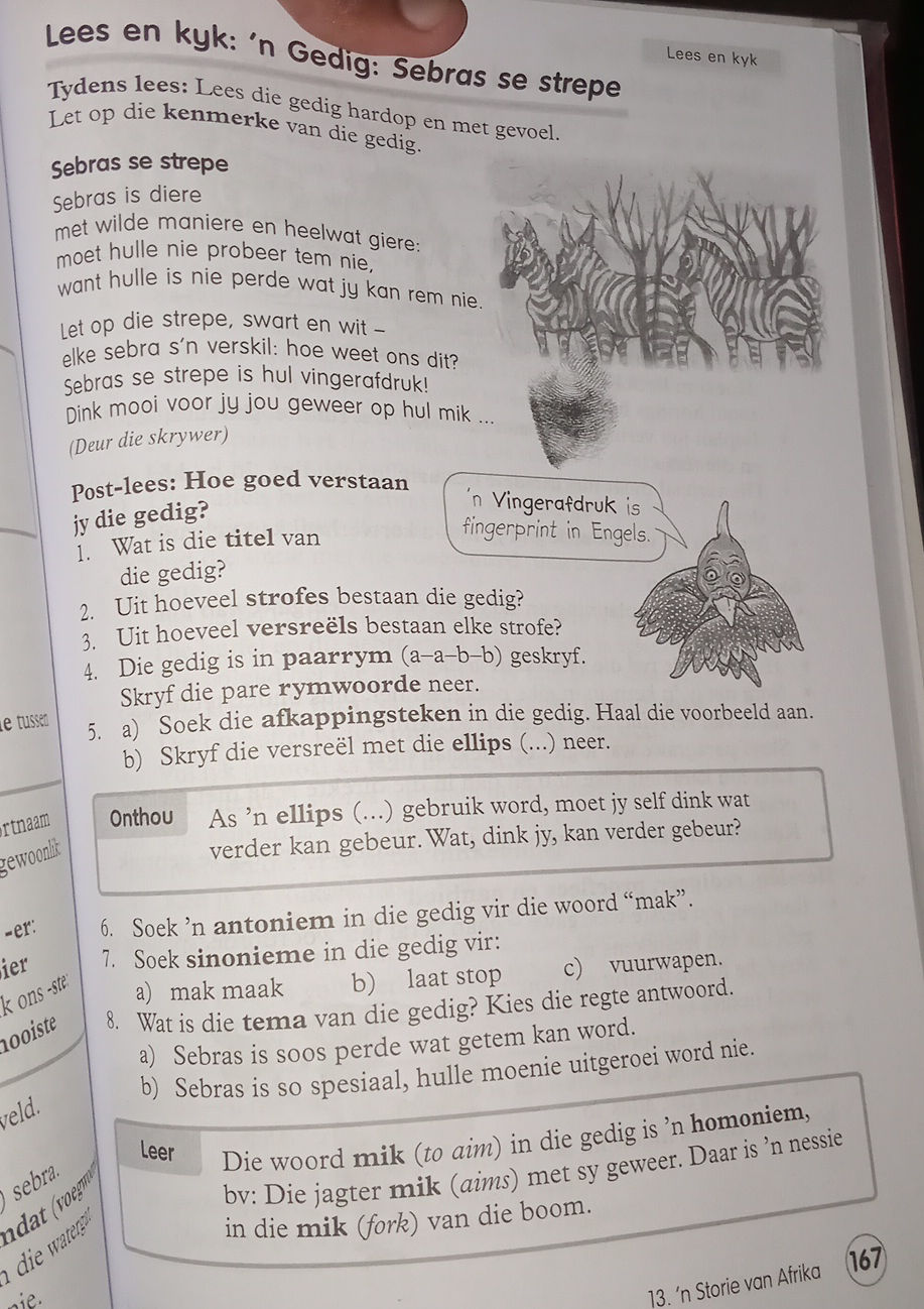 1. Wat is die titel van die gedig? 2. Uit | StudyX