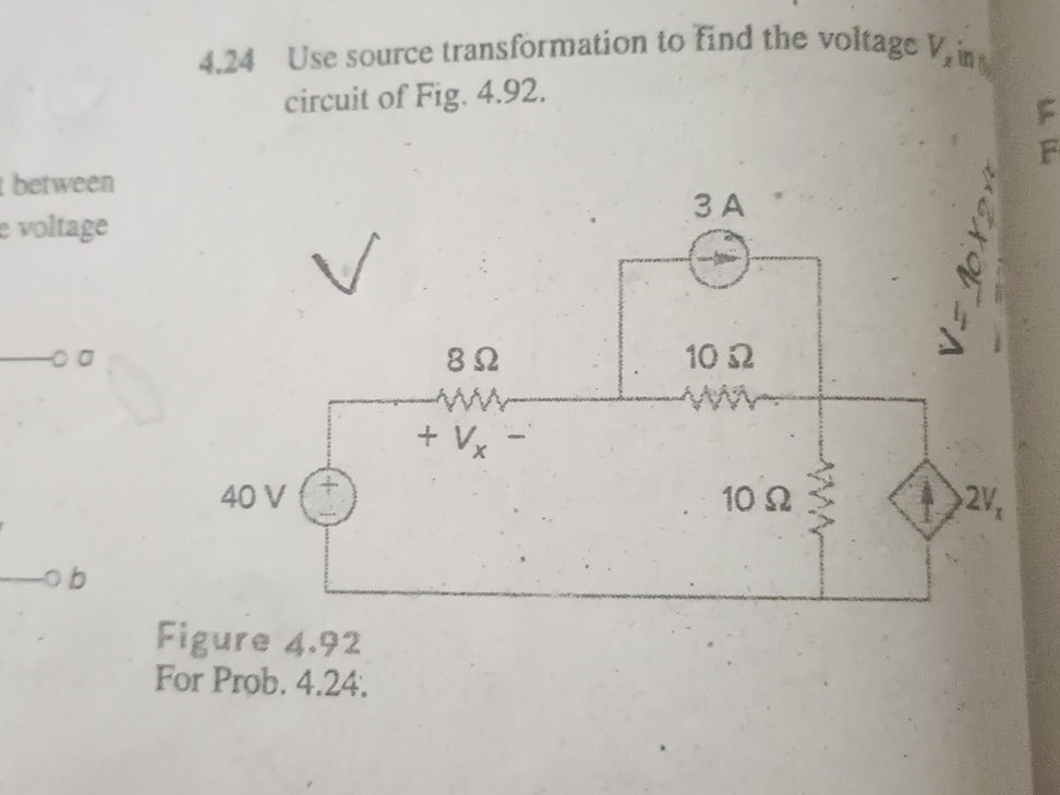 4.24 Use source transformation to find the | StudyX
