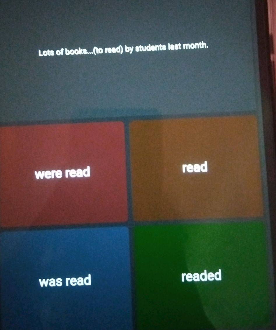 Lots of books...(to read) by students last | StudyX