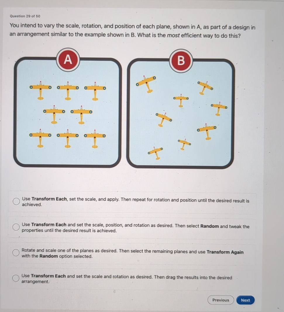 You intend to vary the scale, rotation, and | StudyX