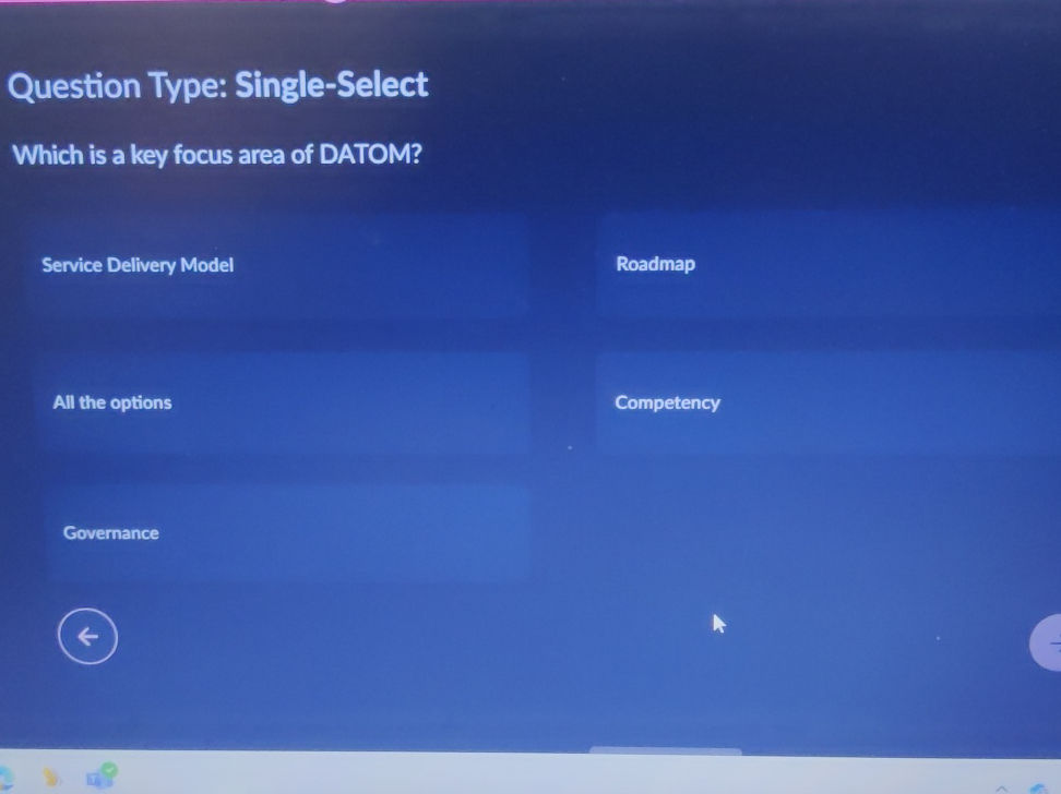 Question Type: Single-Select Which is a key | StudyX