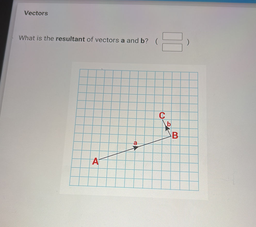 What is the resultant of vectors a and b? | StudyX