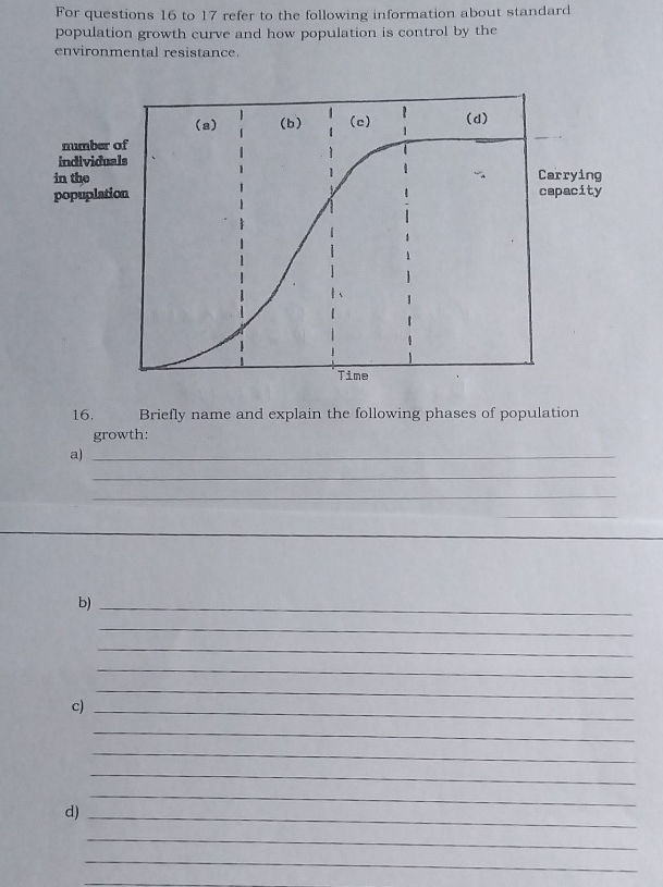 For questions 16 to 17 refer to the | StudyX