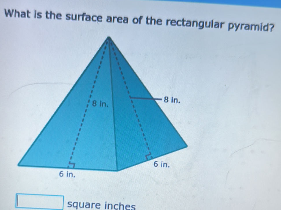 What is the surface area of the rectangular | StudyX