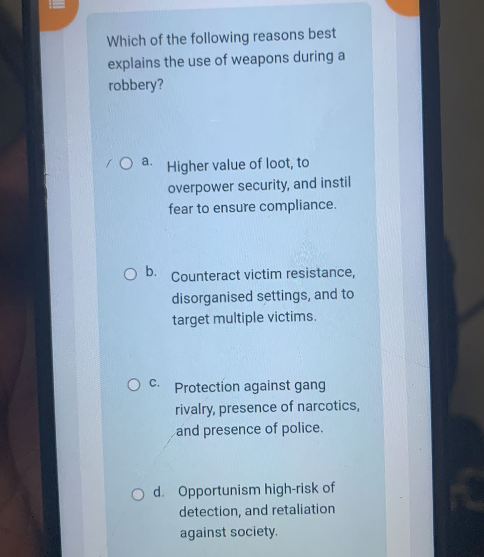 Which of the following reasons best explains | StudyX