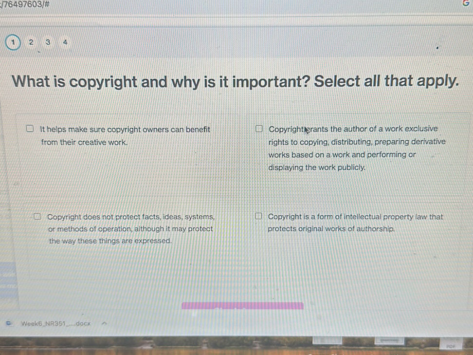 What is copyright and why is it important? | StudyX