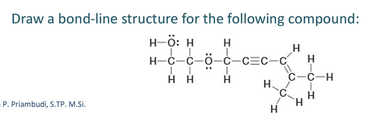 Draw a bond-line structure for the following | StudyX