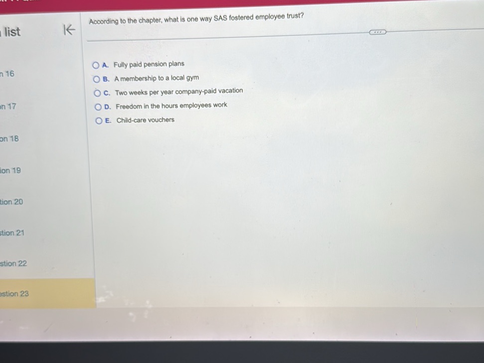 According to the chapter, what is one way | StudyX