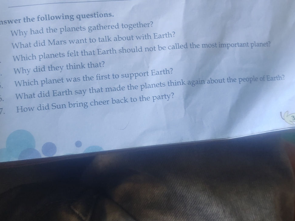 Answer the following questions. 1. Why had | StudyX