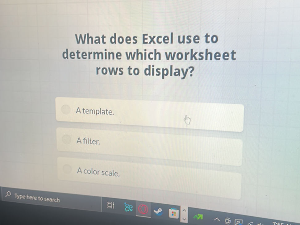 What does Excel use to determine which | StudyX