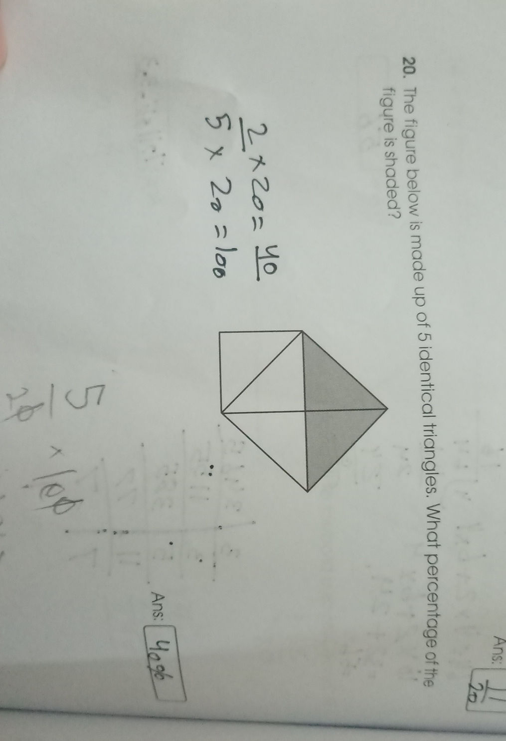 20. The figure below is made up of 5 | StudyX