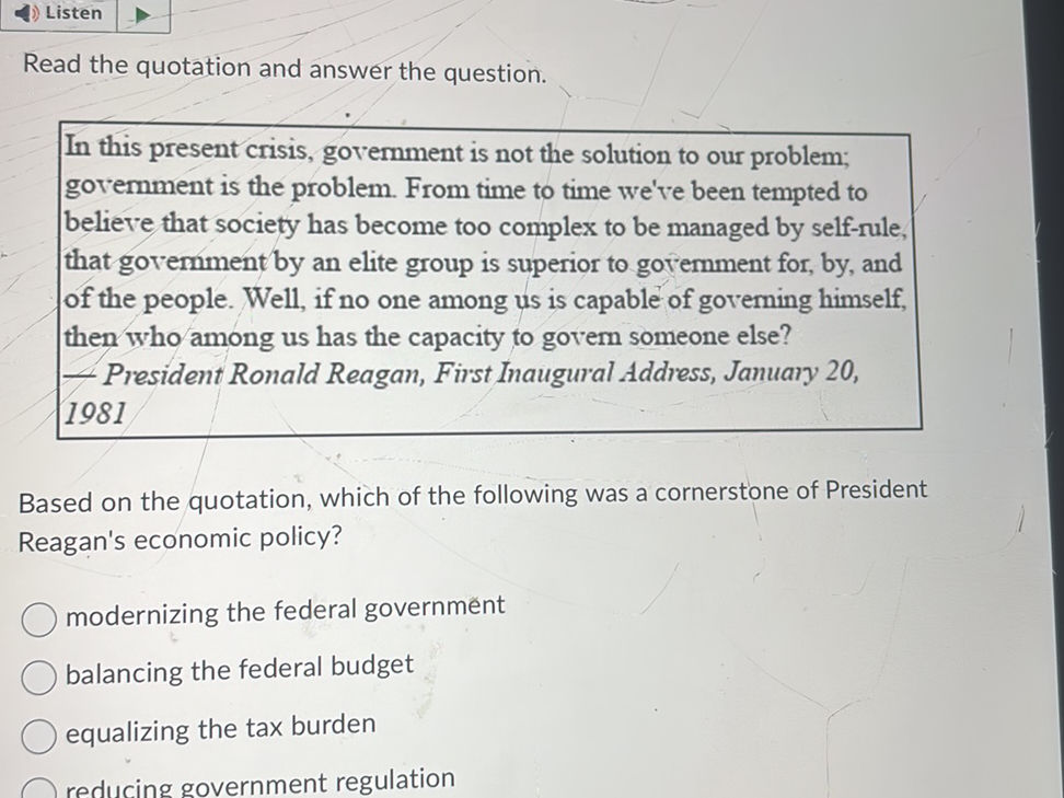 Read the quotation and answer the question. | StudyX