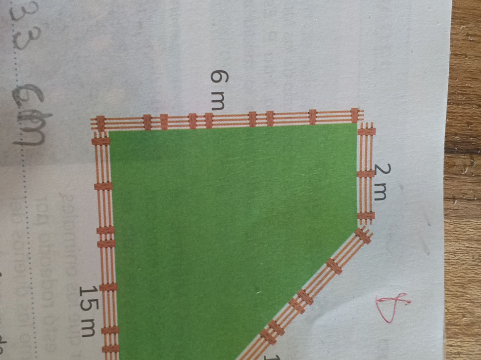 The image shows a shape with dimensions | StudyX
