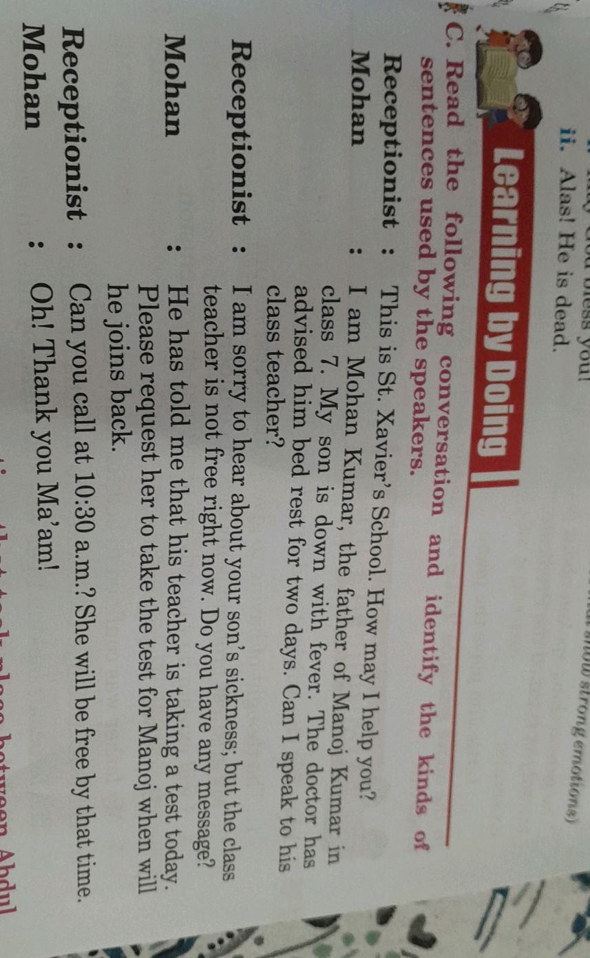 C. Read the following conversation and | StudyX