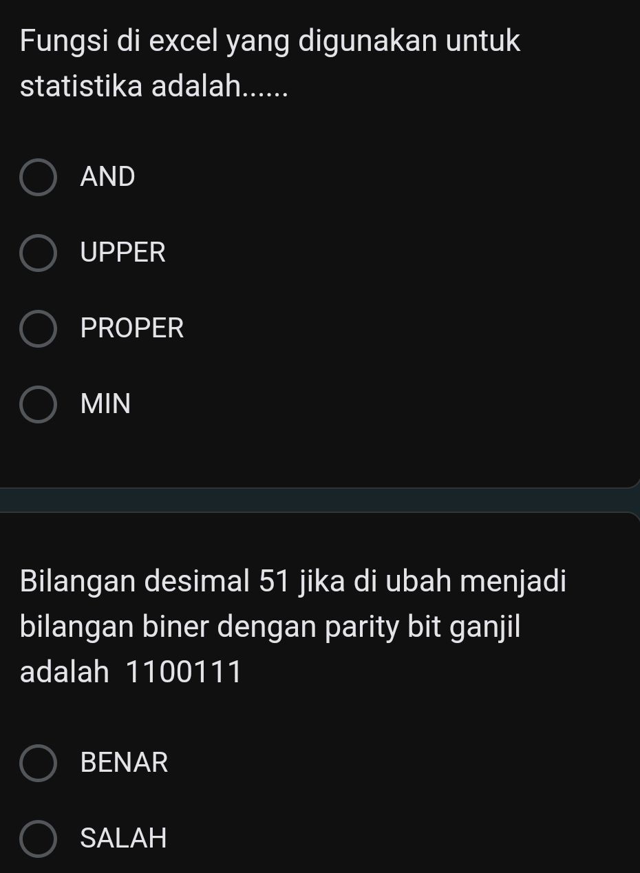 Fungsi di excel yang digunakan untuk | StudyX