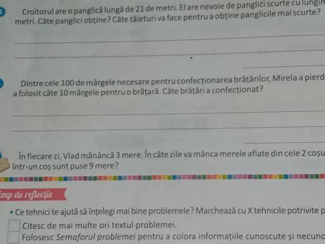 Croitorul are o panglică lungă de 21 de | StudyX