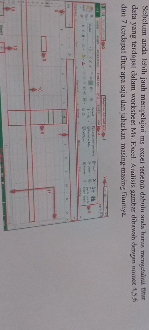 Sebelum anda lebih jauh mempelajari ms excel | StudyX