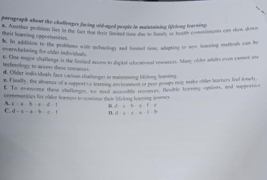 paragraph about the challenges facing | StudyX