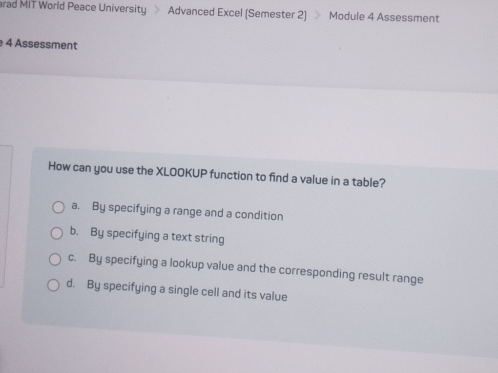 How can you use the XLOOKUP function to find | StudyX