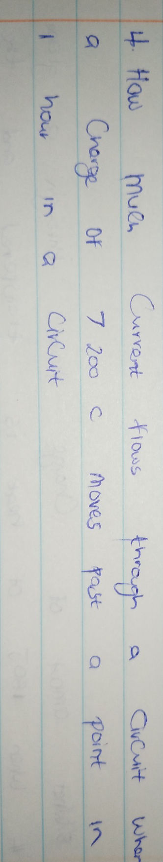 4. How much current flows through a circuit | StudyX