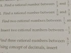 Find a rational number between $ {1}{3}$ and