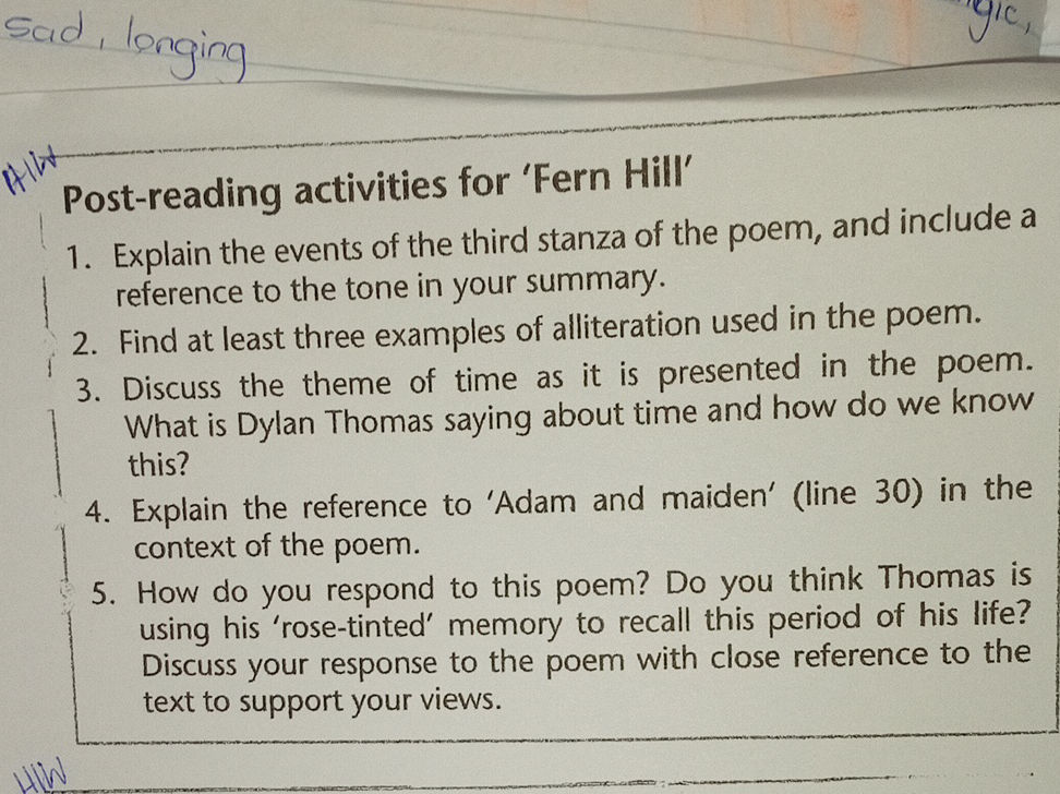 1. Explain the events of the third stanza of | StudyX