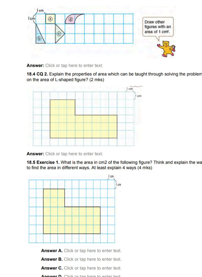18.4 CQ 2. Explain the properties of area | StudyX