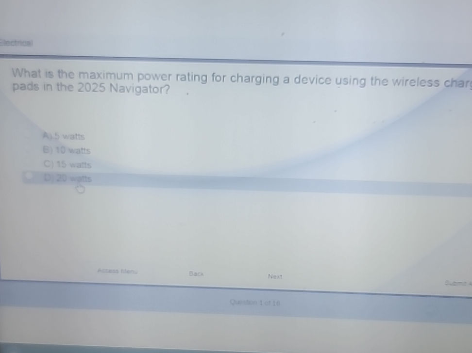 What is the maximum power rating for | StudyX