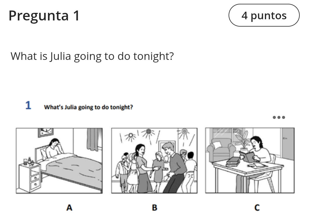 What is Julia going to do tonight? 1 What's