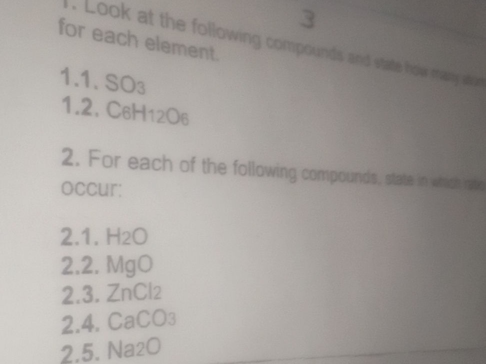 1. Look at the following compounds and | StudyX