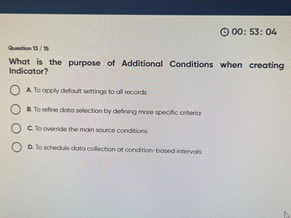 What is the purpose of Additional Conditions | StudyX