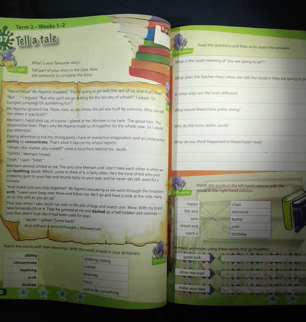 What is your favourite story? Tell part of | StudyX