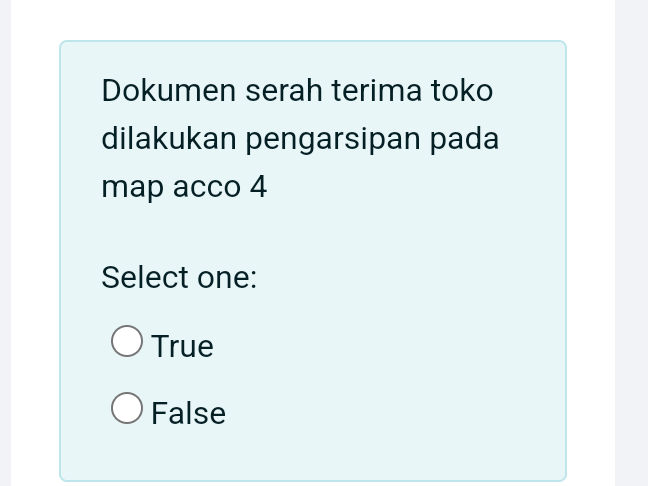 Dokumen serah terima toko dilakukan | StudyX