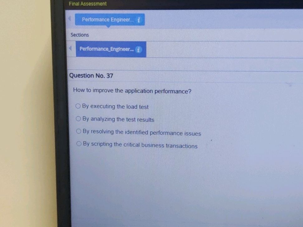 Question No. 37 How to improve the | StudyX