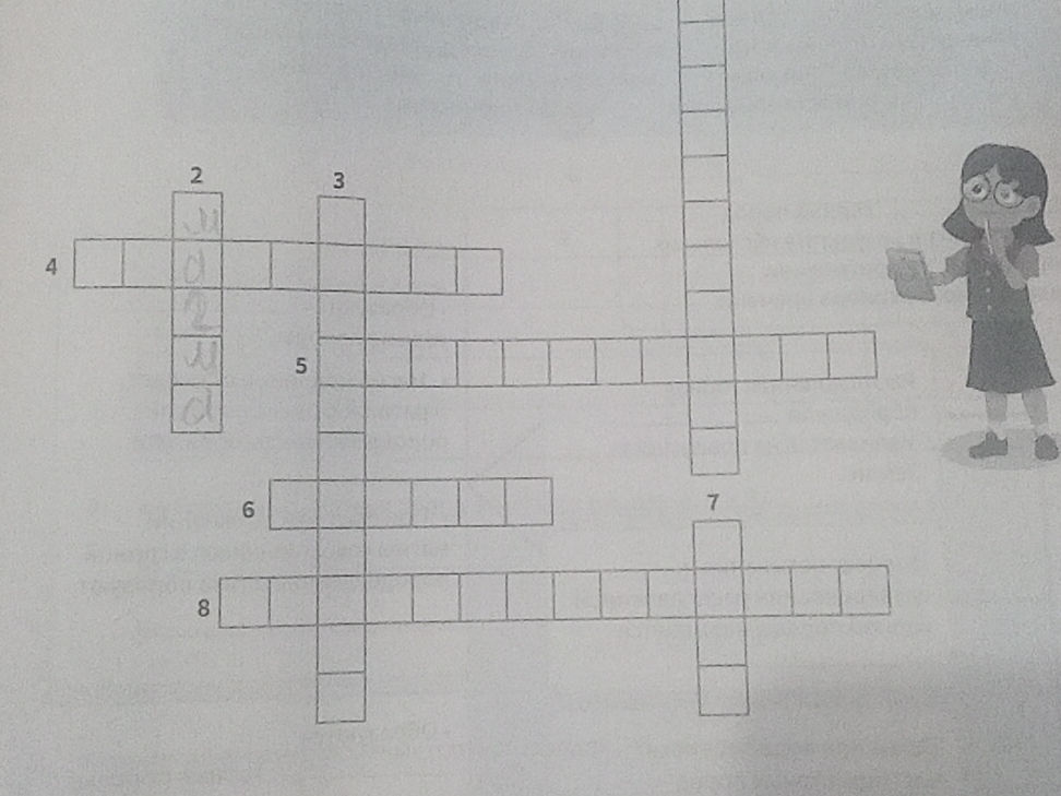 The image shows a crossword puzzle with some | StudyX