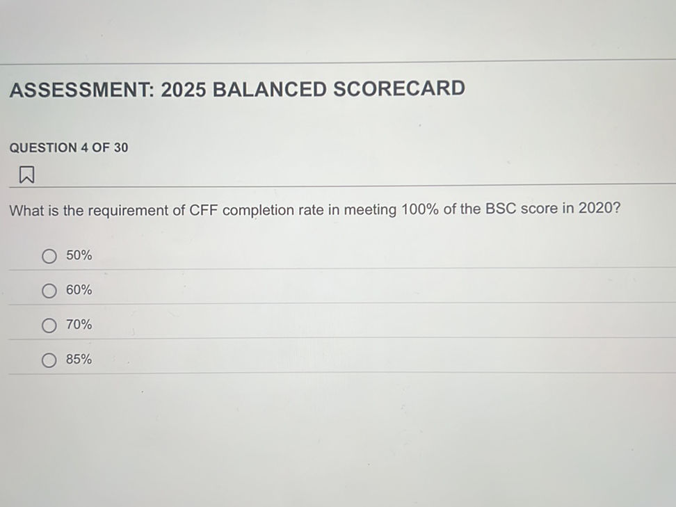 What is the requirement of CFF completion | StudyX