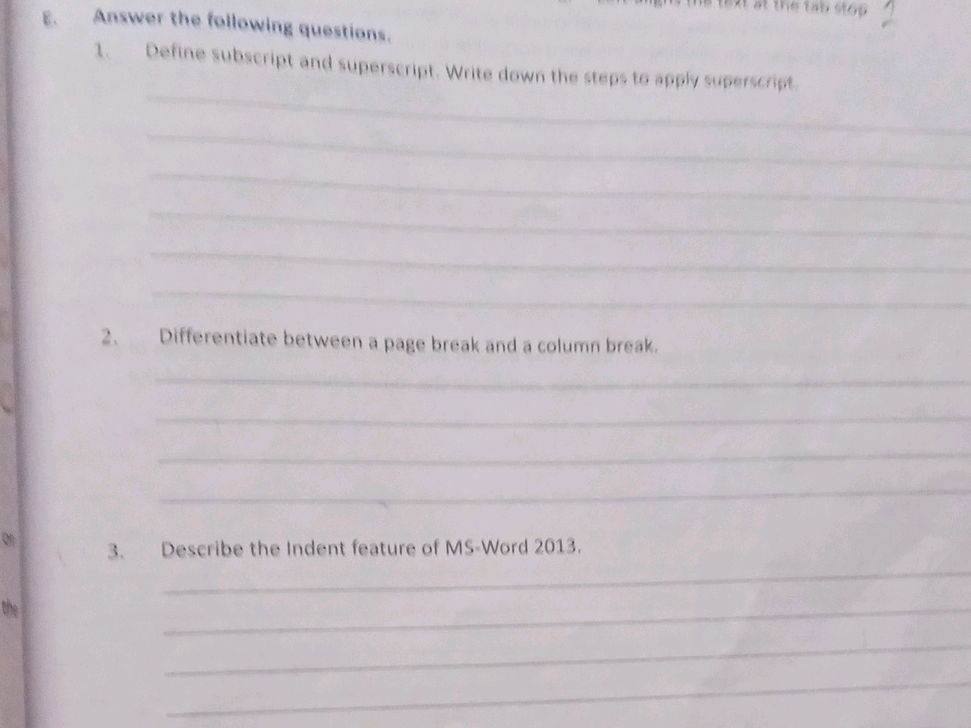 Answer the following questions. 1. Define | StudyX