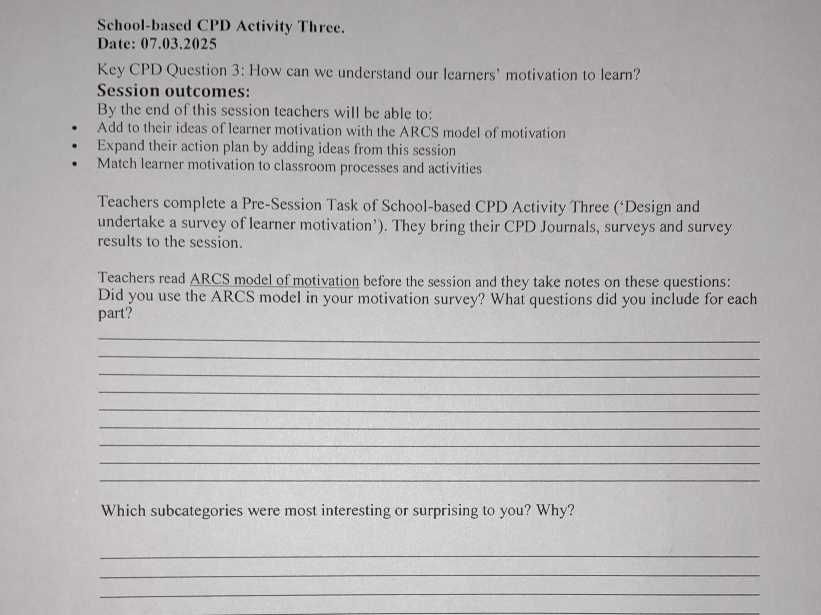 Key CPD Question 3: How can we understand | StudyX