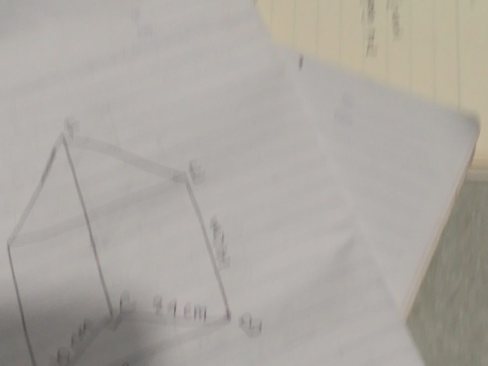 The image shows a 3D shape with some | StudyX