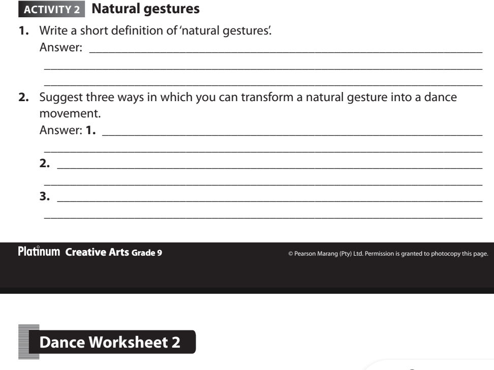 1. Write a short definition of 'natural | StudyX